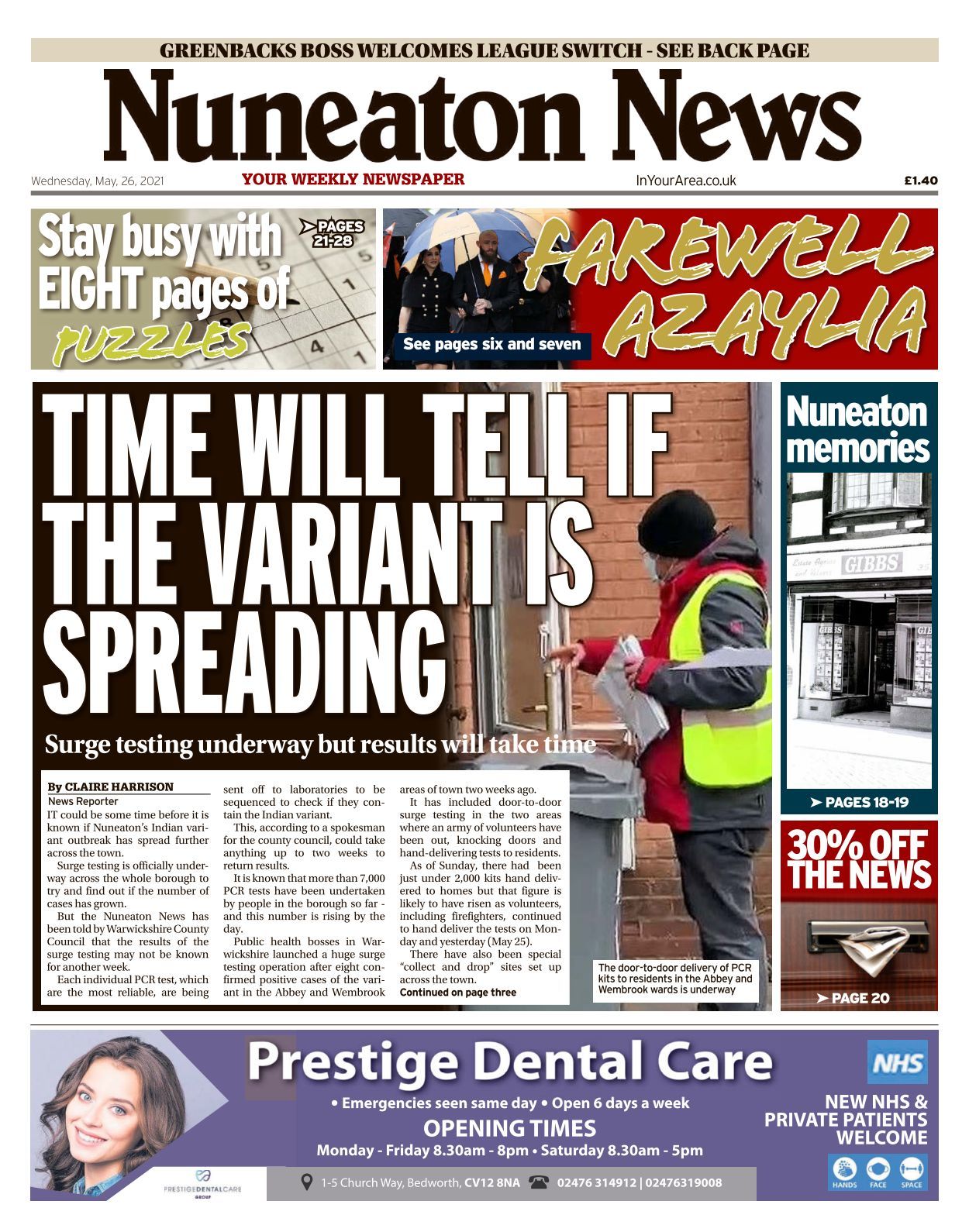 Nuneaton News - 2021-05-26