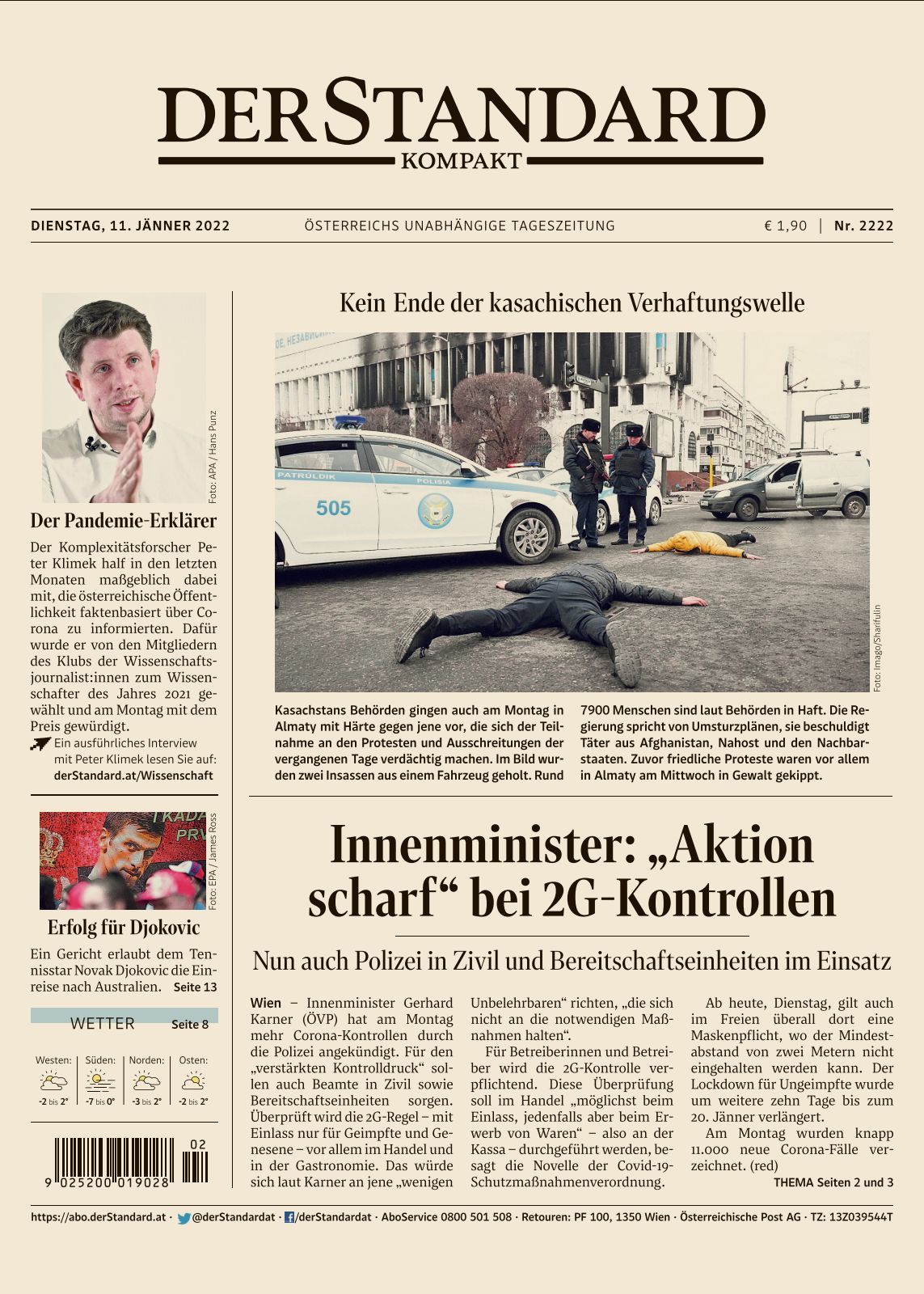 DER STANDARD Kompakt - 2022-01-11