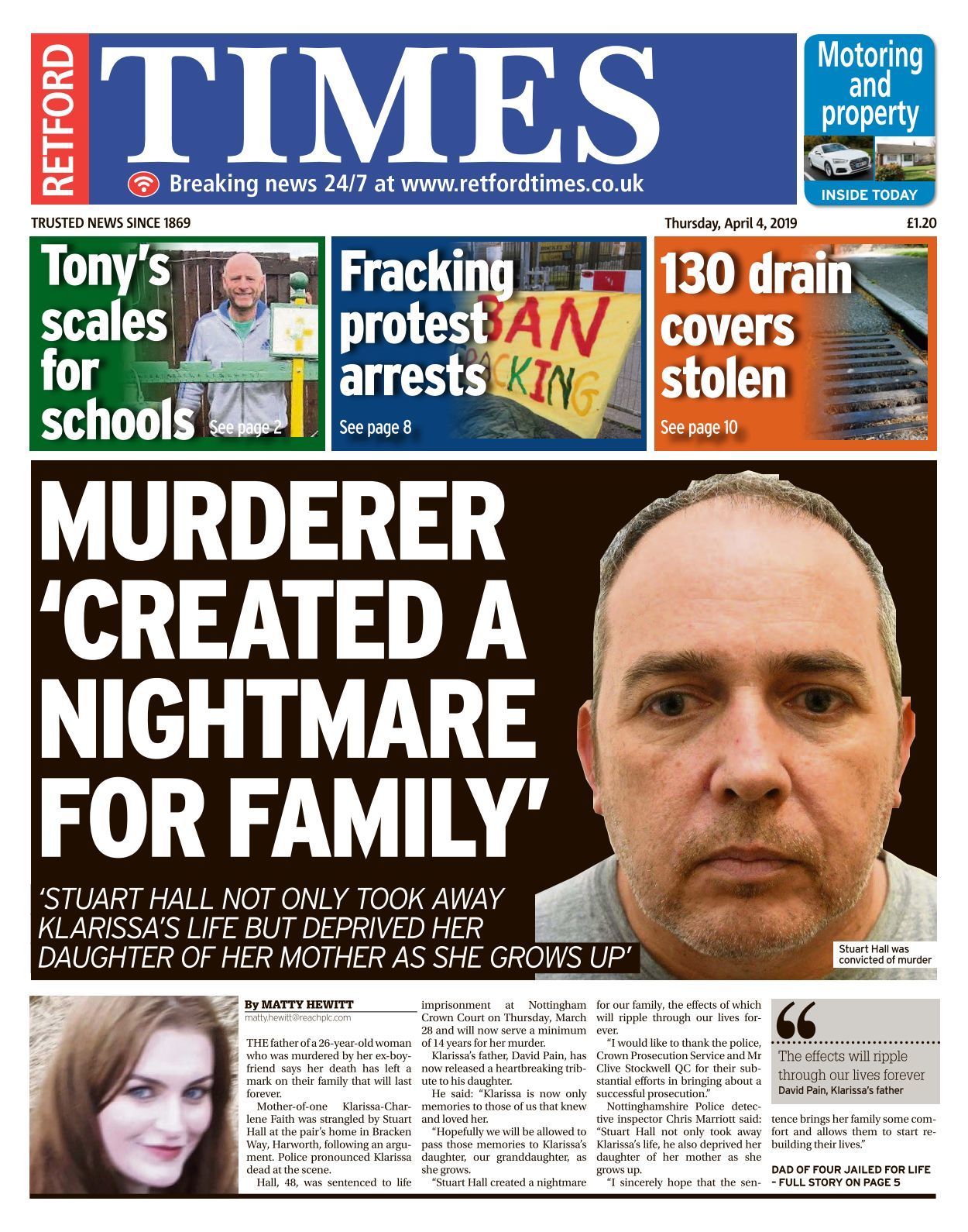 Retford Times - 2019-04-04