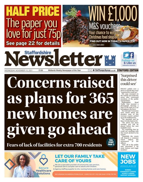 Staffordshire Newsletter - 2021-11-10