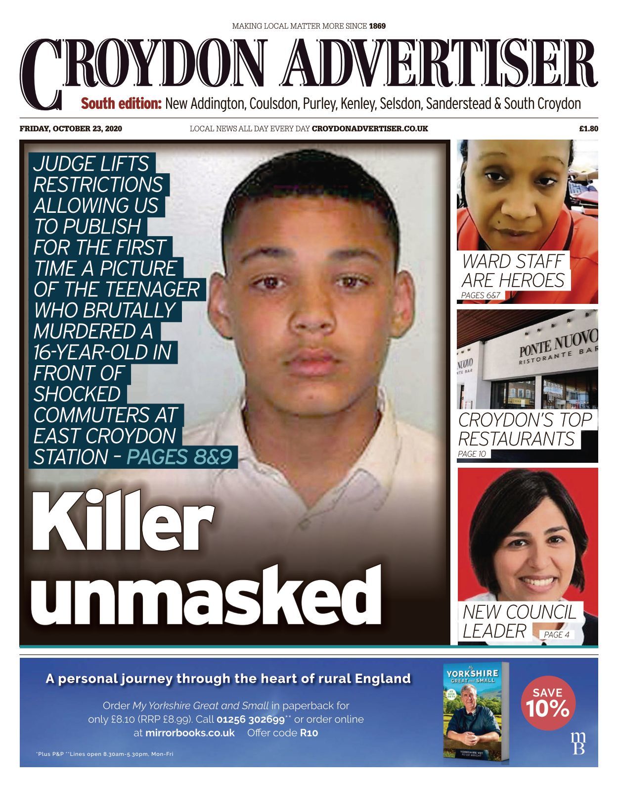 Croydon Advertiser Coulsden - 2020-10-23