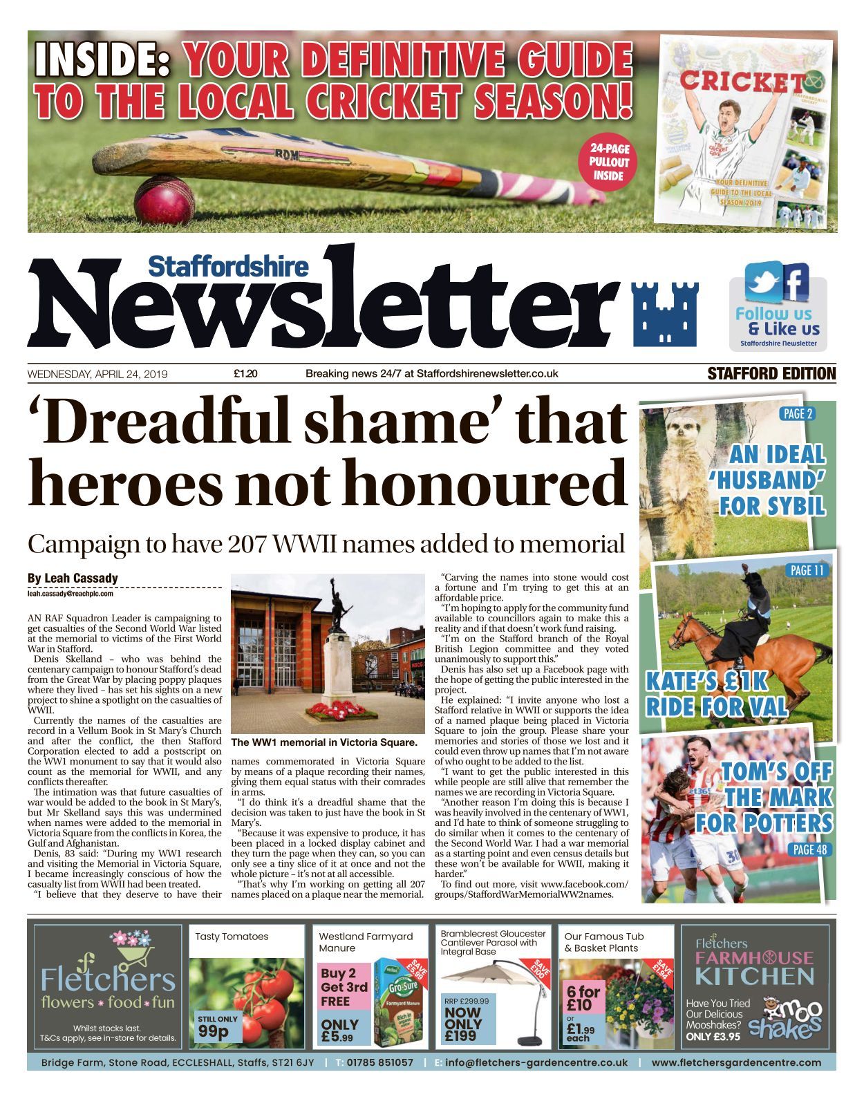 Staffordshire Newsletter - 2019-04-24