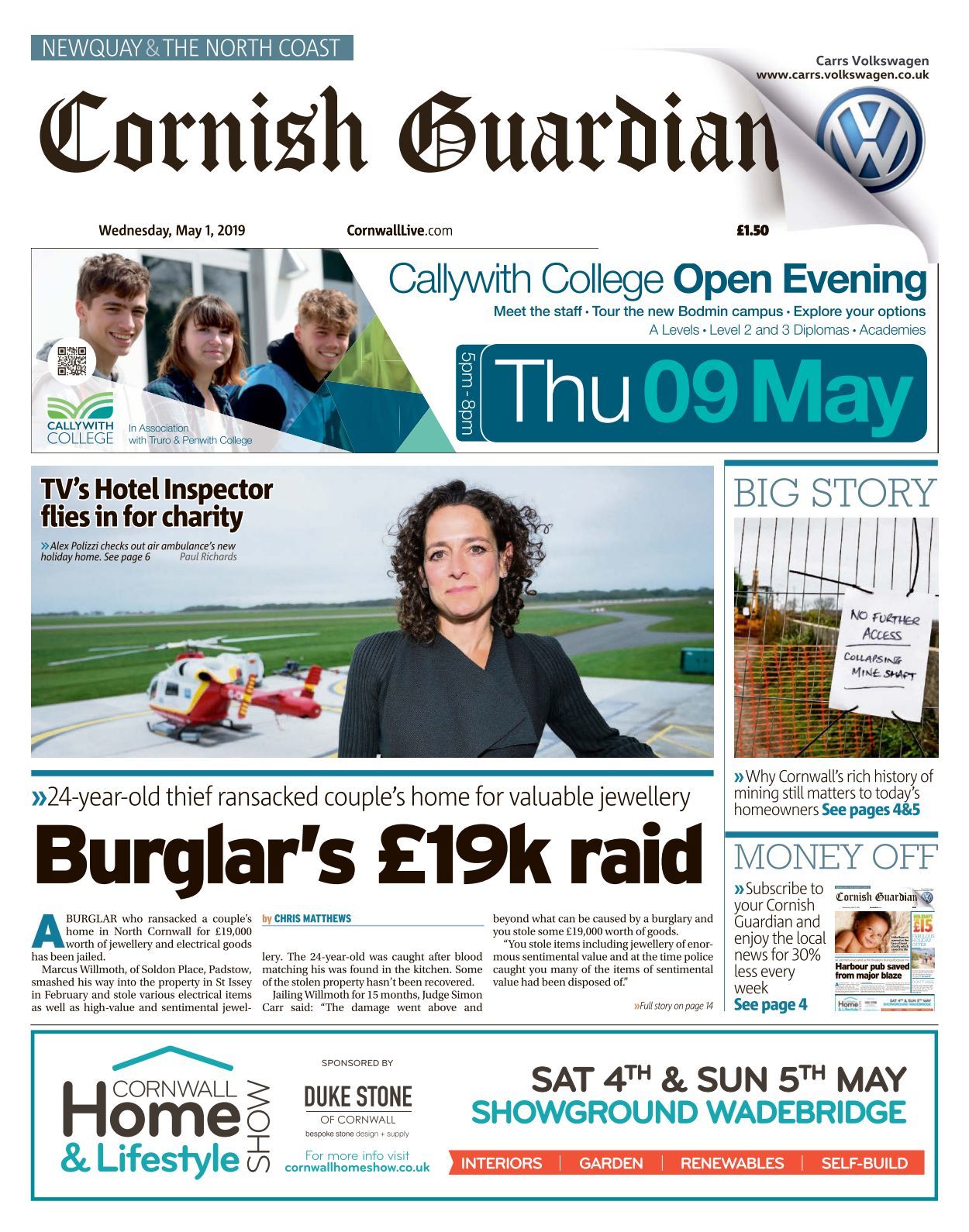 Cornish Guardian Newquay - 2019-05-01