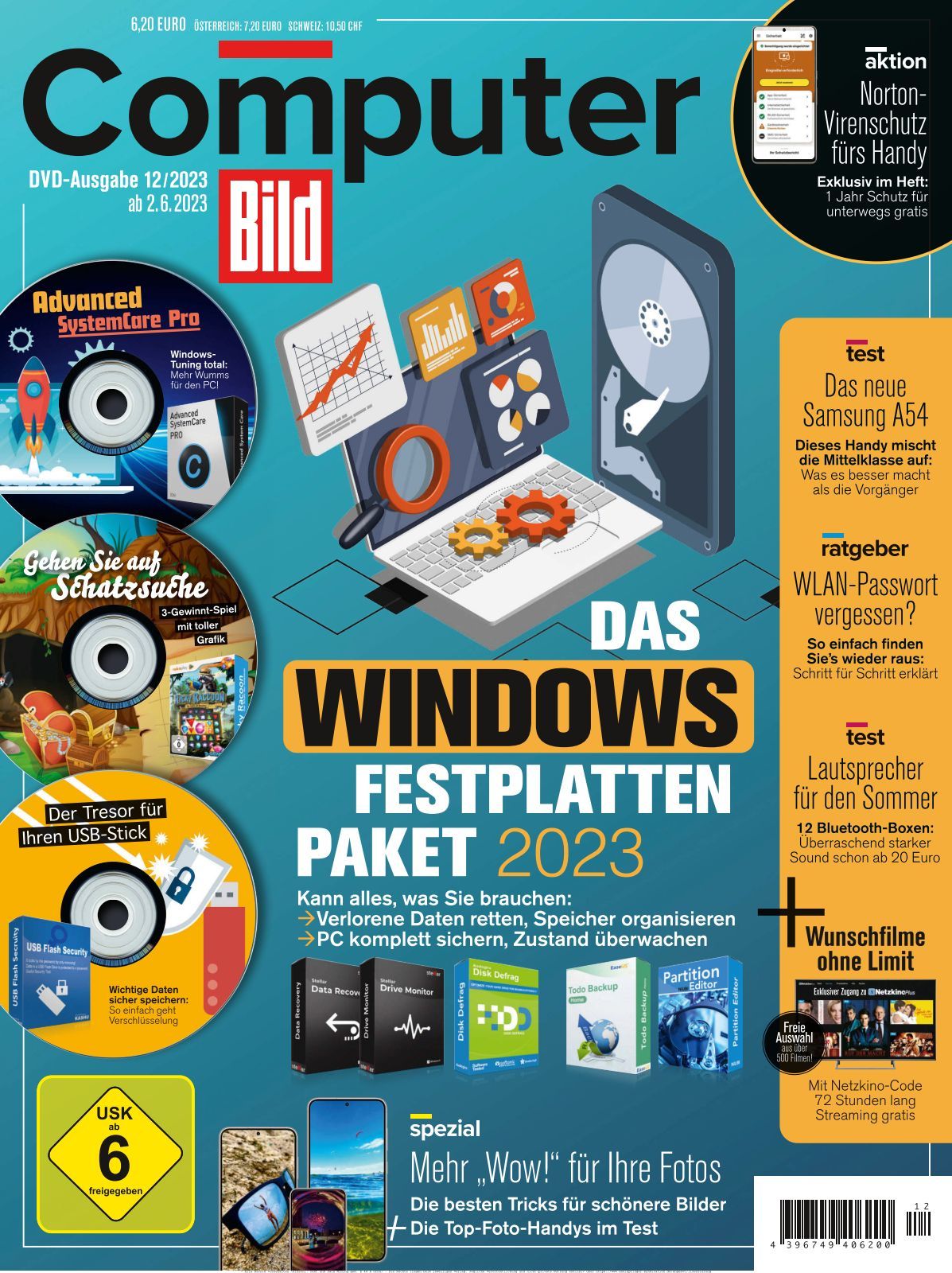 Computer BILD DVD - Ausgabe 12/2023