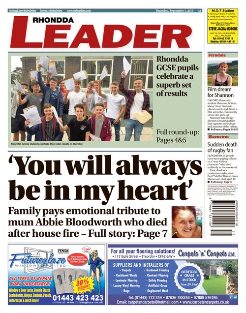 Rhondda Leader - 2016-09-01
