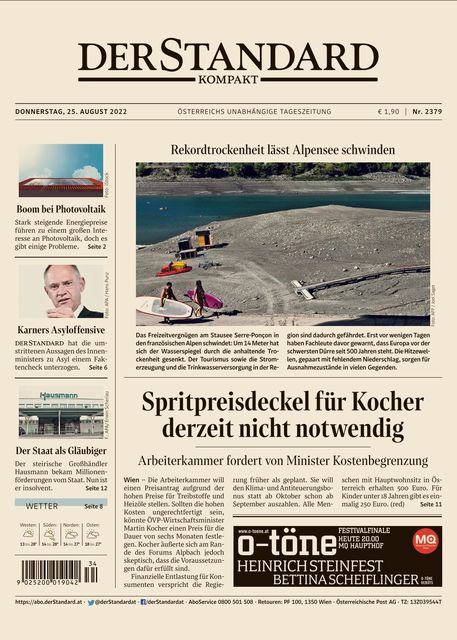 DER STANDARD Kompakt - 2022-08-25