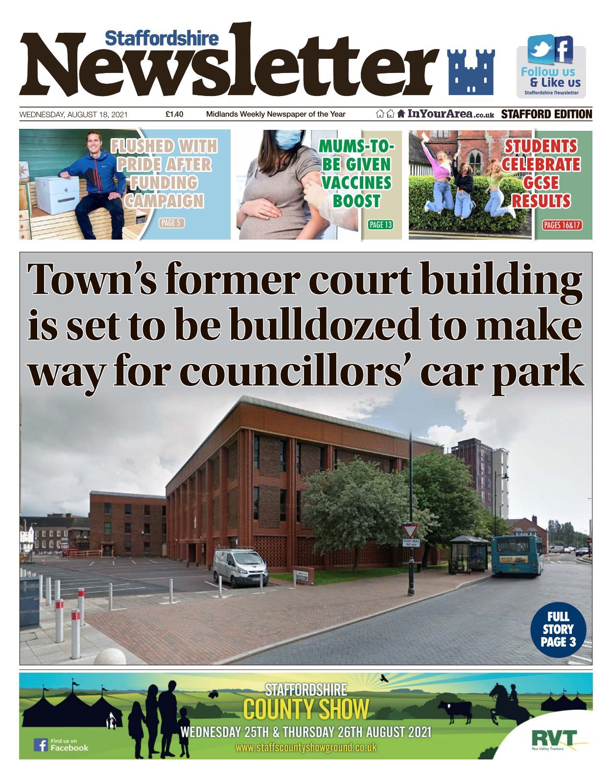 Staffordshire Newsletter - 2021-08-18