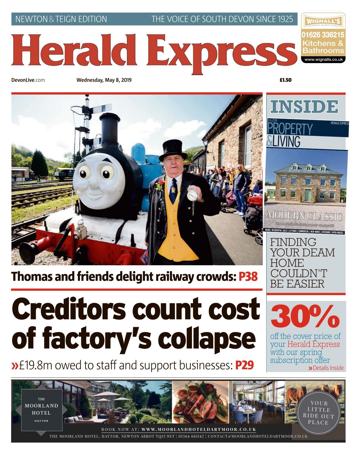 Herald Express Newton Abbot - 2019-05-08