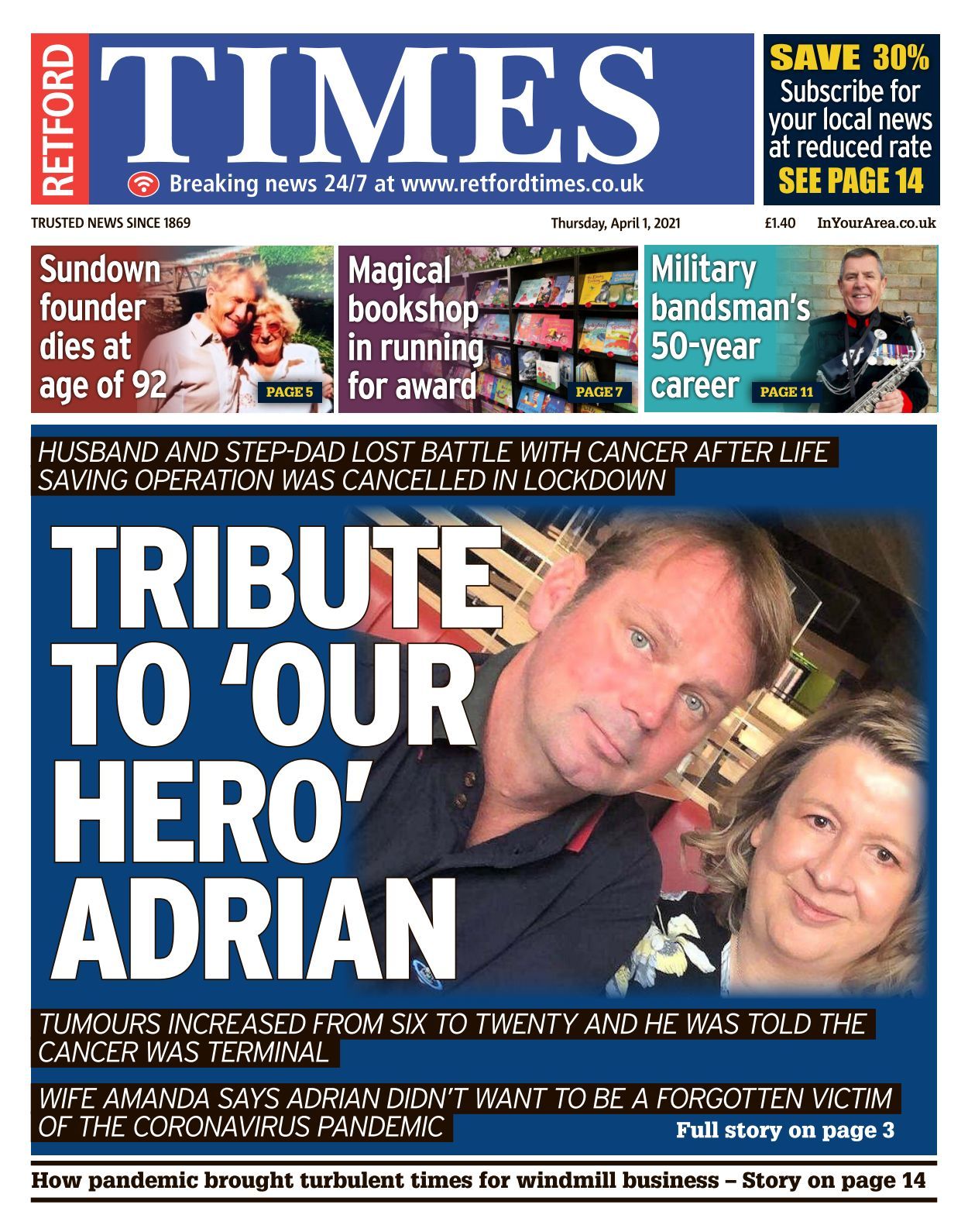 Retford Times - 2021-04-01