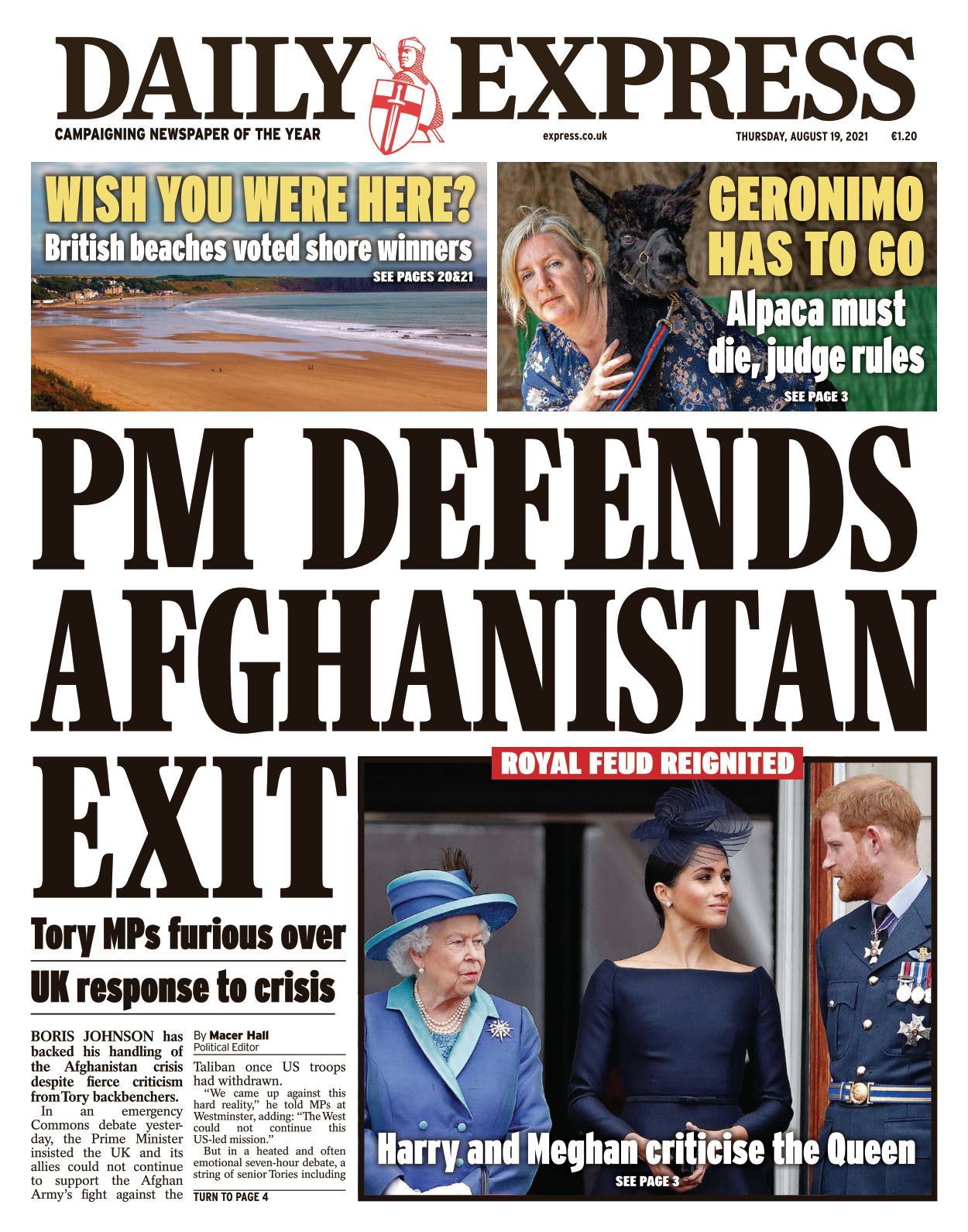 Irish Daily Express - 2021-08-19