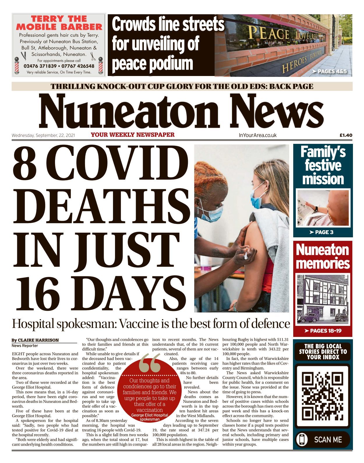 Nuneaton News - 2021-09-22