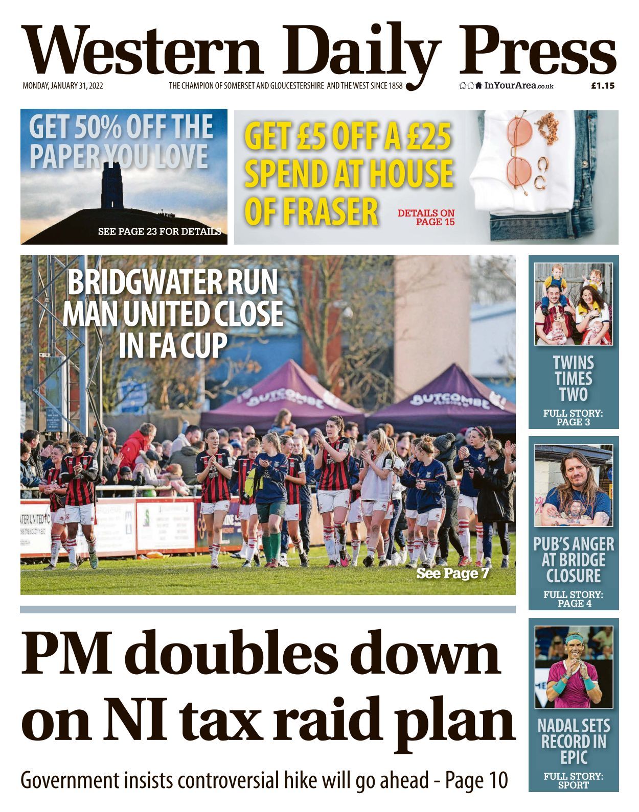Western Daily Press - 2022-01-31