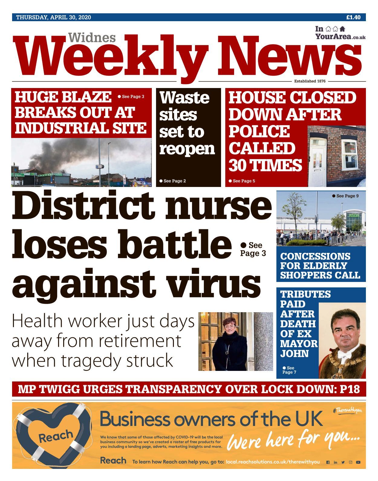 Widnes Weekly News - 2020-04-30