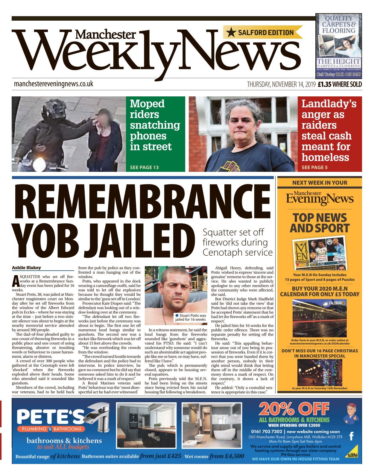 Manchester Weekly News Salford - 2019-11-14