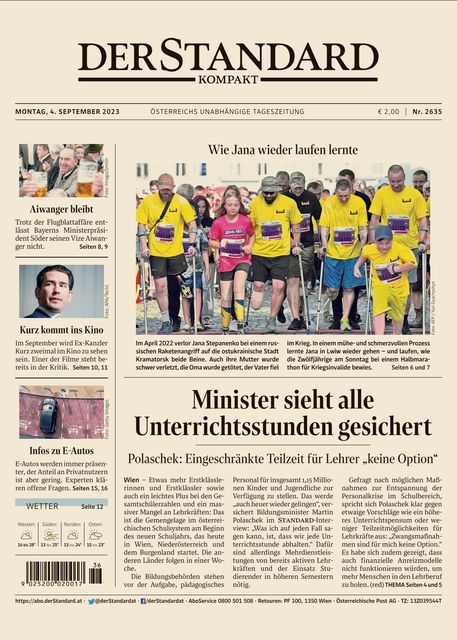 DER STANDARD Kompakt - 2023-09-04