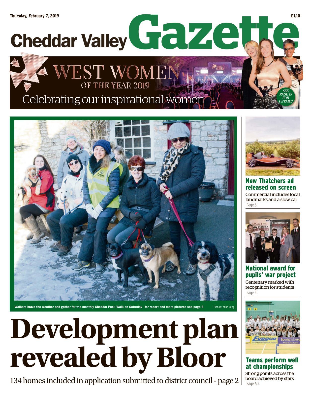 Cheddar Valley Gazette - 2019-02-07