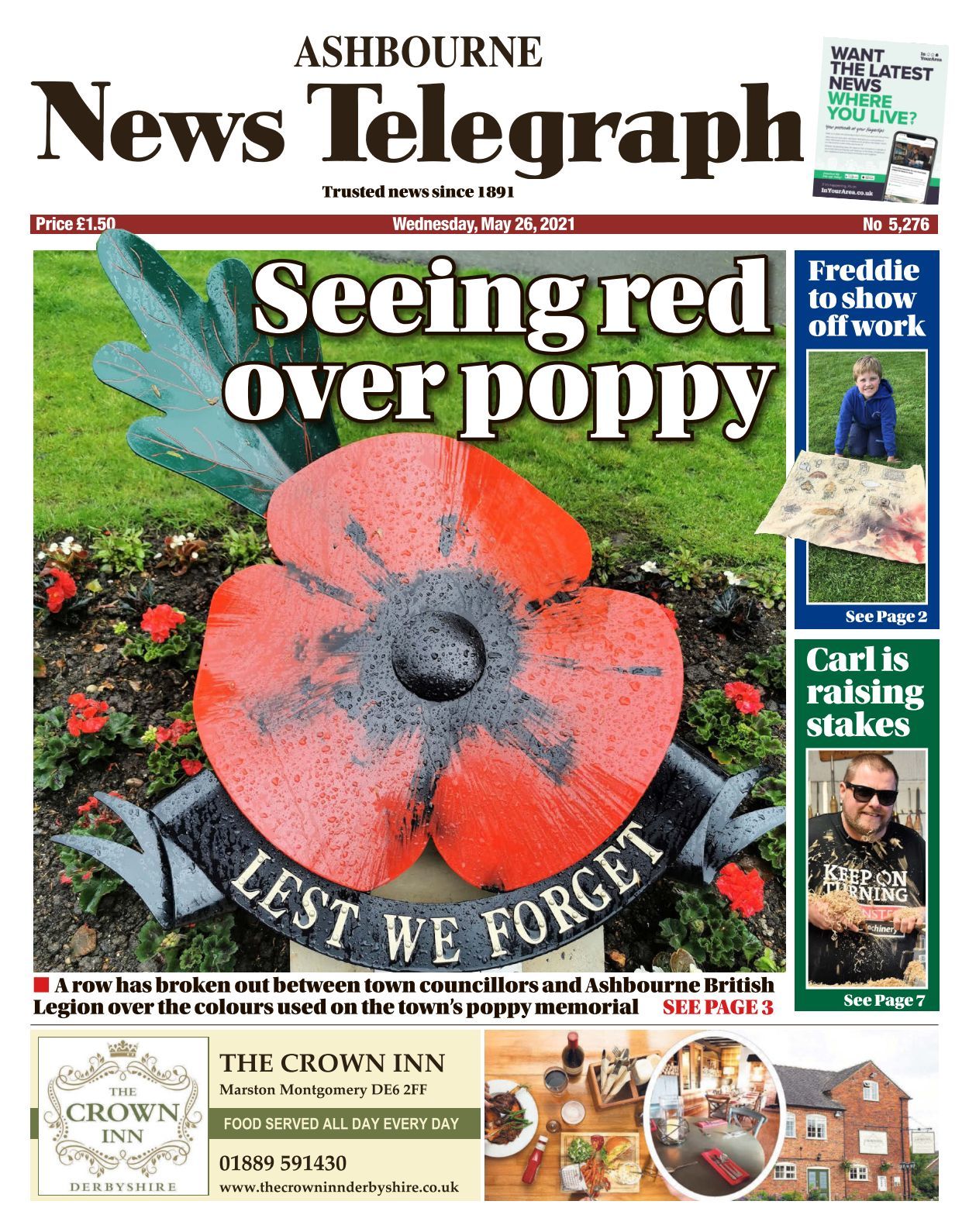 Ashbourne News Telegraph - 2021-05-26
