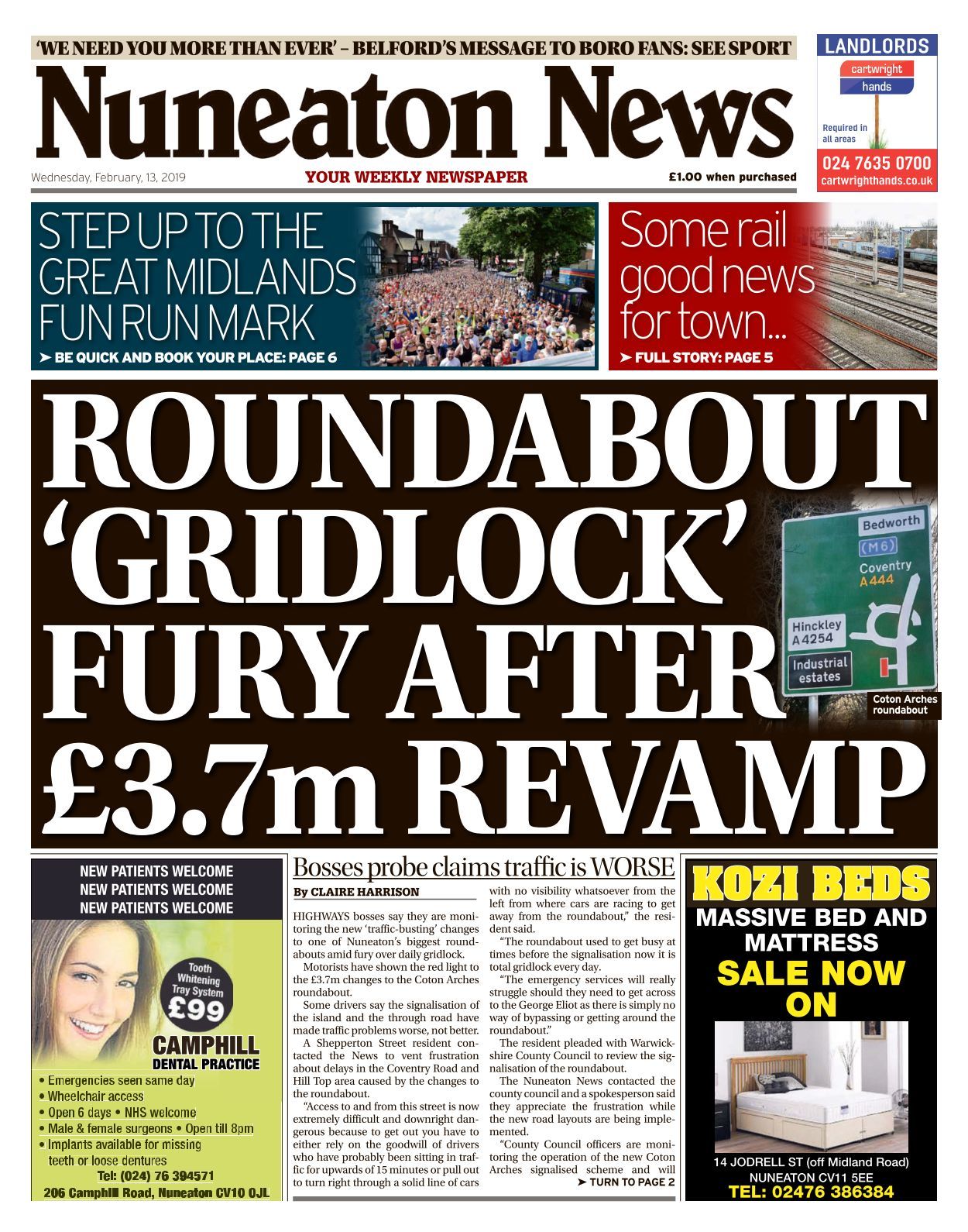 Nuneaton News - 2019-02-13