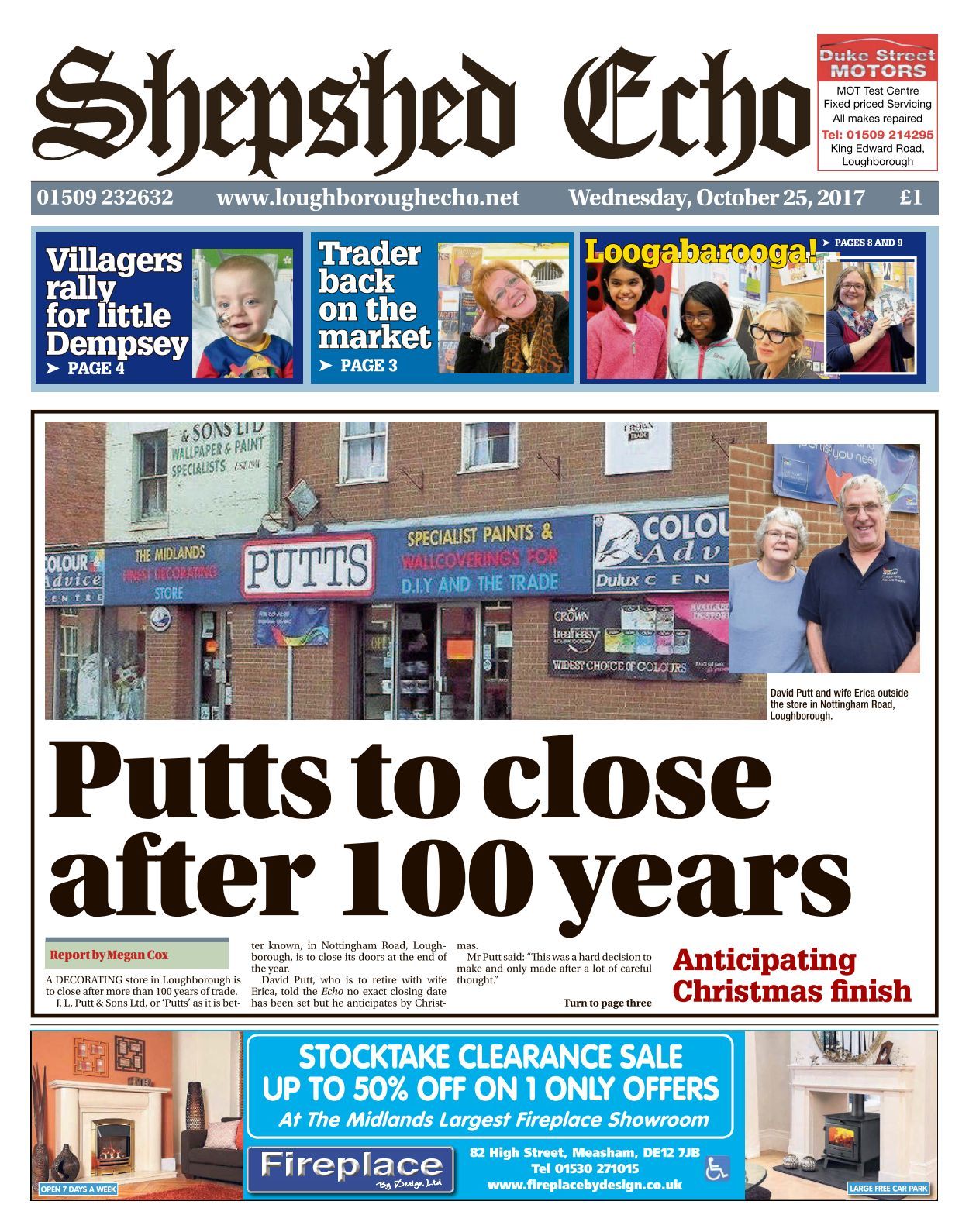 Shepshed Echo - 2017-10-25