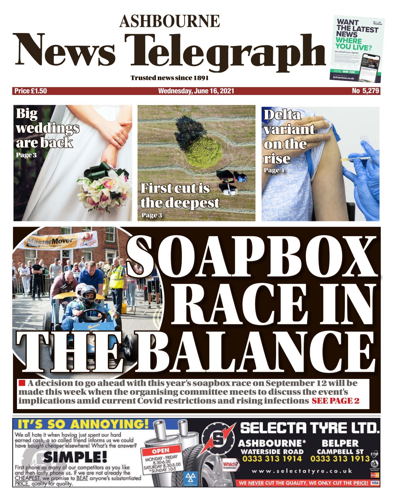 Ashbourne News Telegraph - 2021-06-16