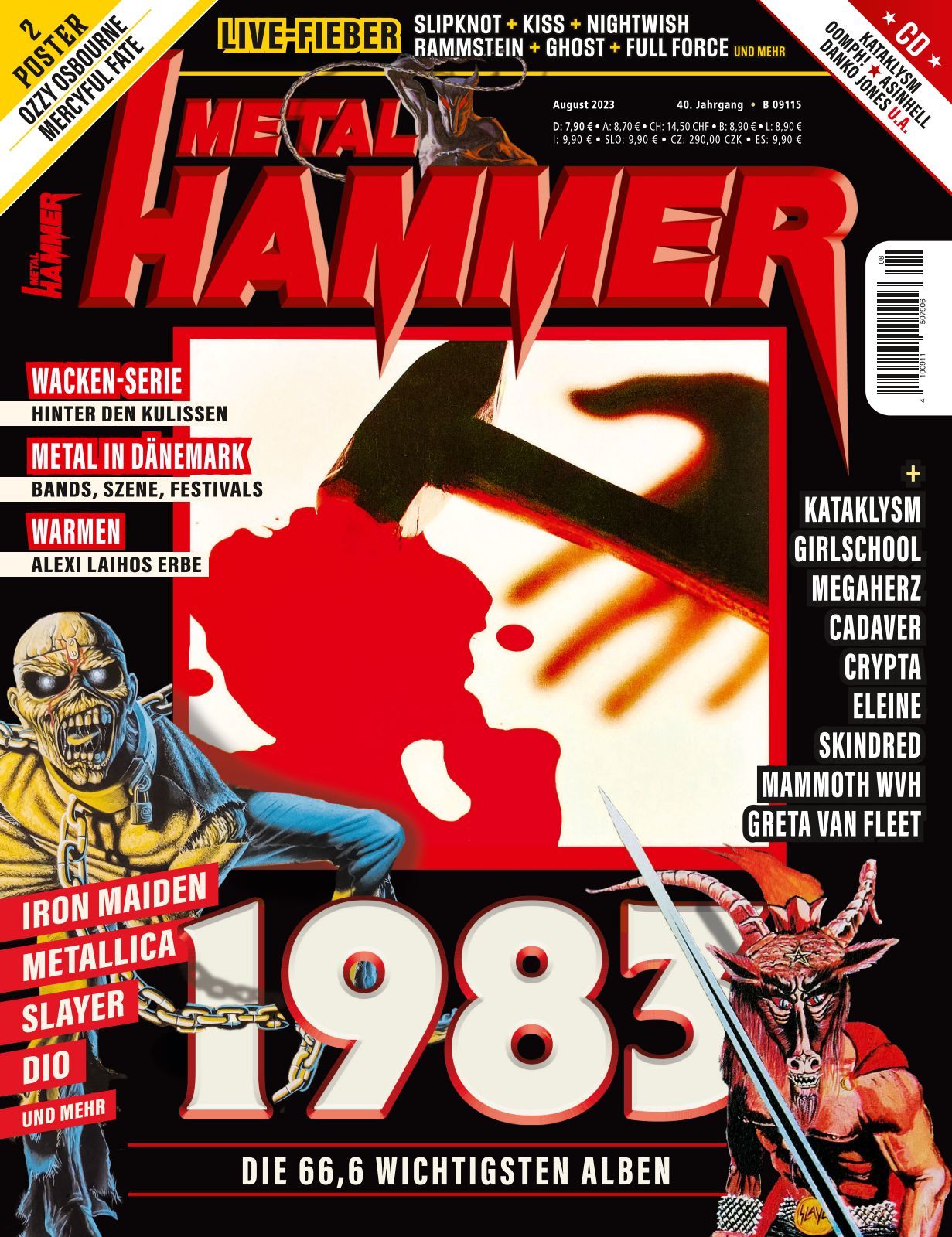 METAL HAMMER Deutschland - Ausgabe 08/2023