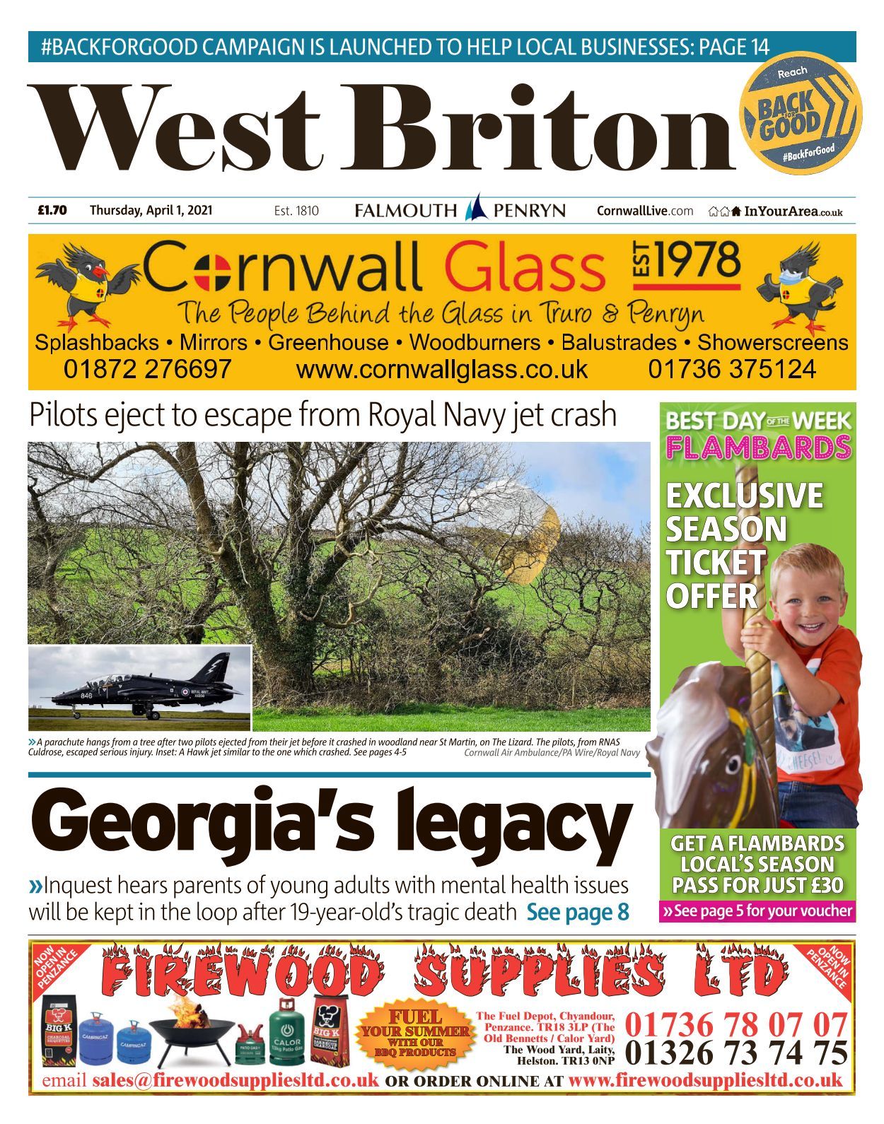 West Briton Falmouth - 2021-04-01