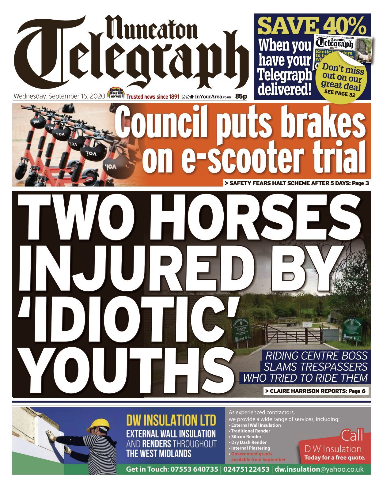 Nuneaton Telegraph - 2020-09-16