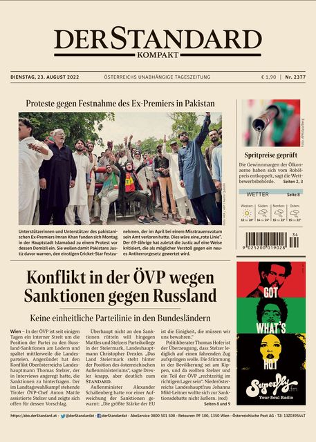 DER STANDARD Kompakt - 2022-08-23