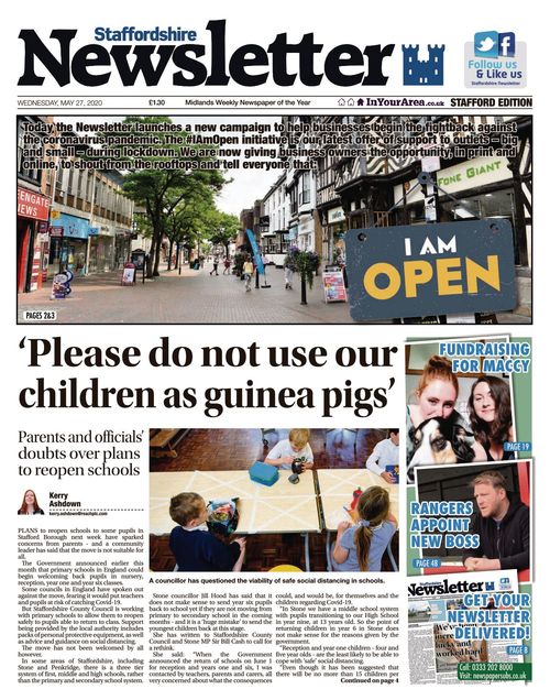 Staffordshire Newsletter - 2020-05-27