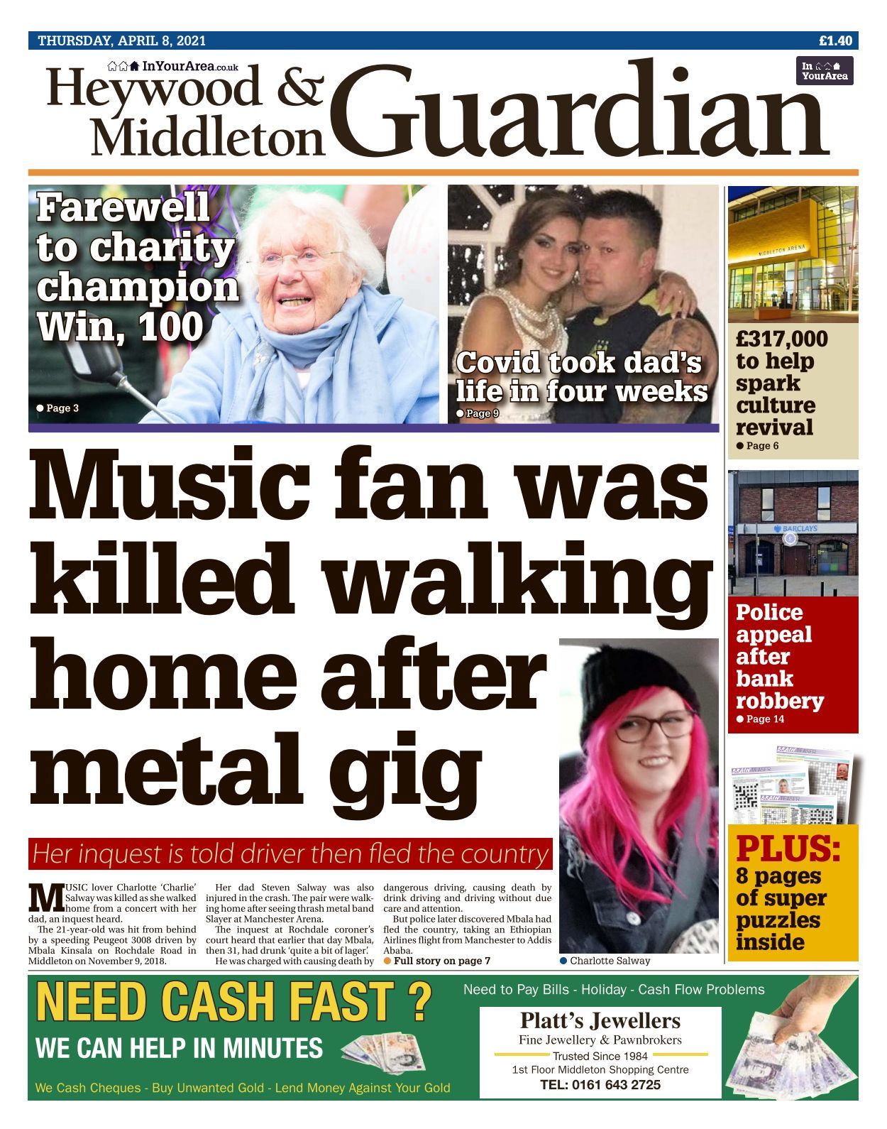 Heywood and Middleton Guardian - 2021-04-08