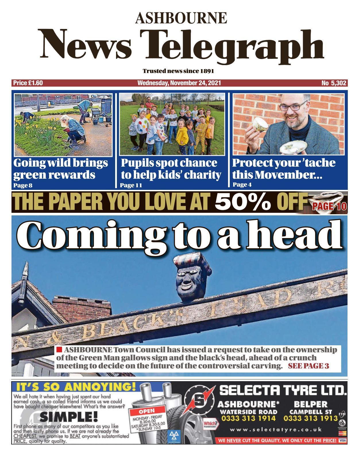 Ashbourne News Telegraph - 2021-11-24