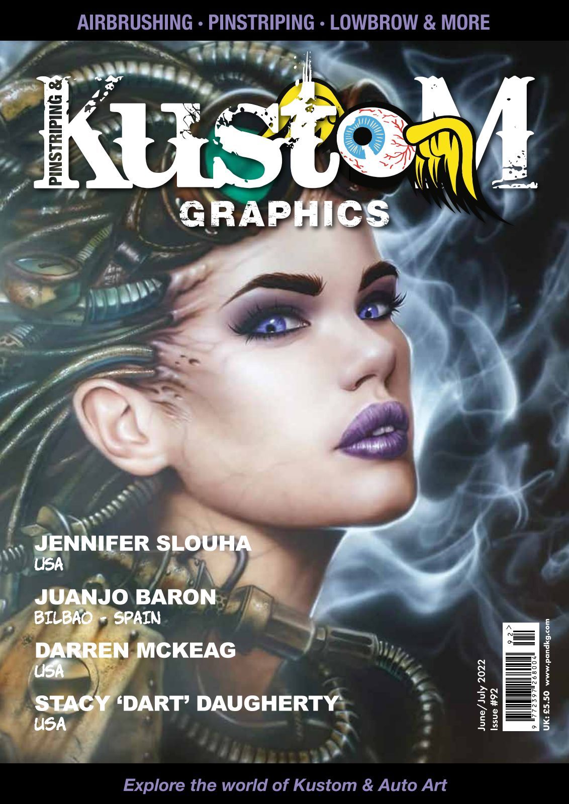 Pinstriping & Kustom Graphics Magazine - issue 92
