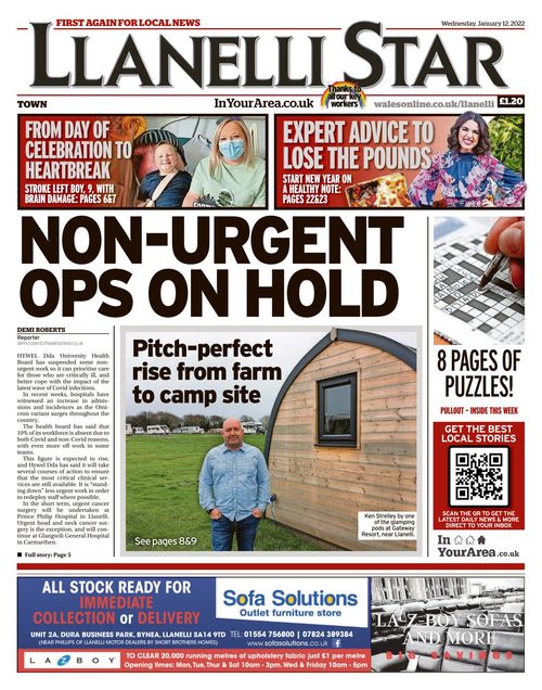Llanelli Star - 2022-01-12