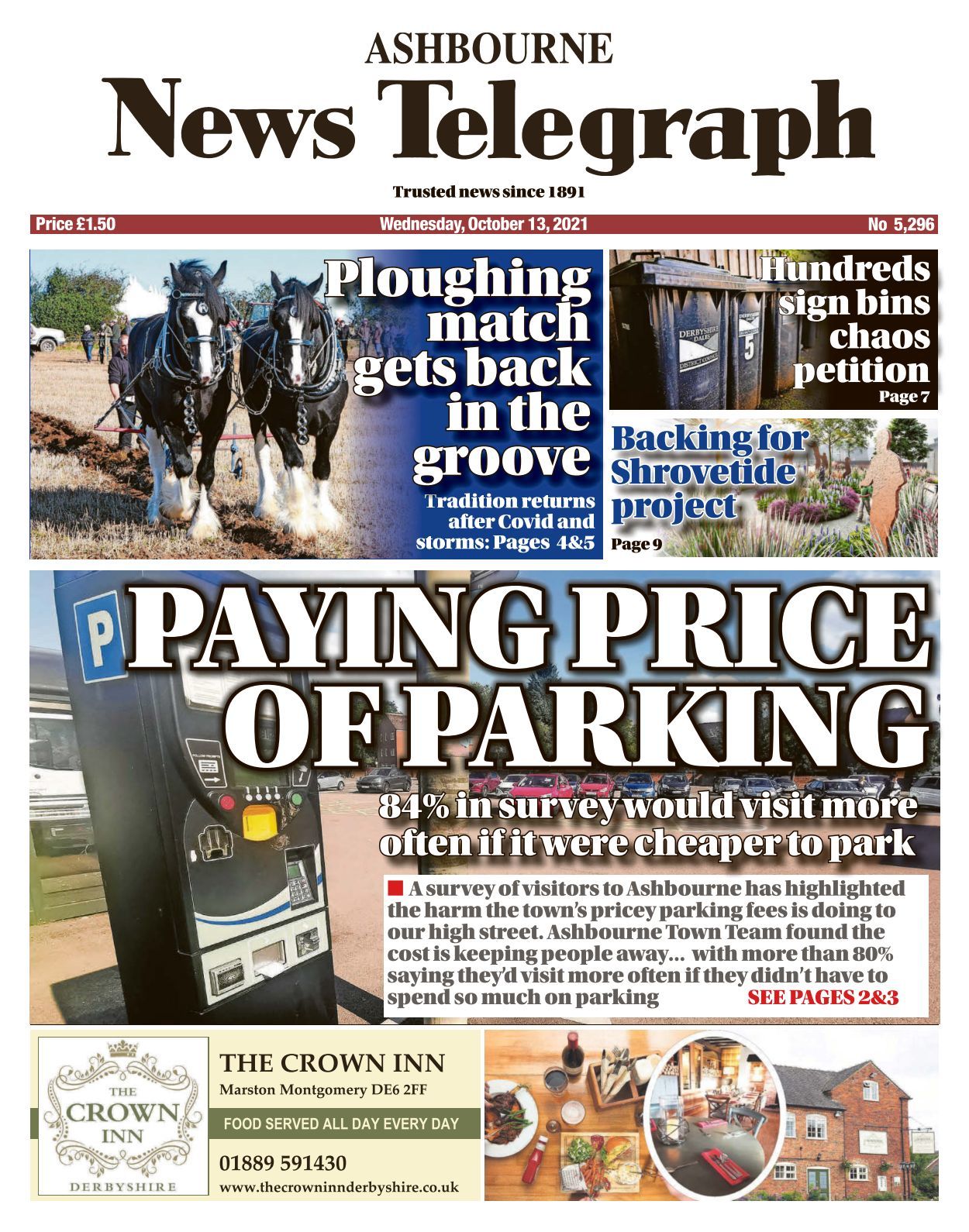 Ashbourne News Telegraph - 2021-10-13