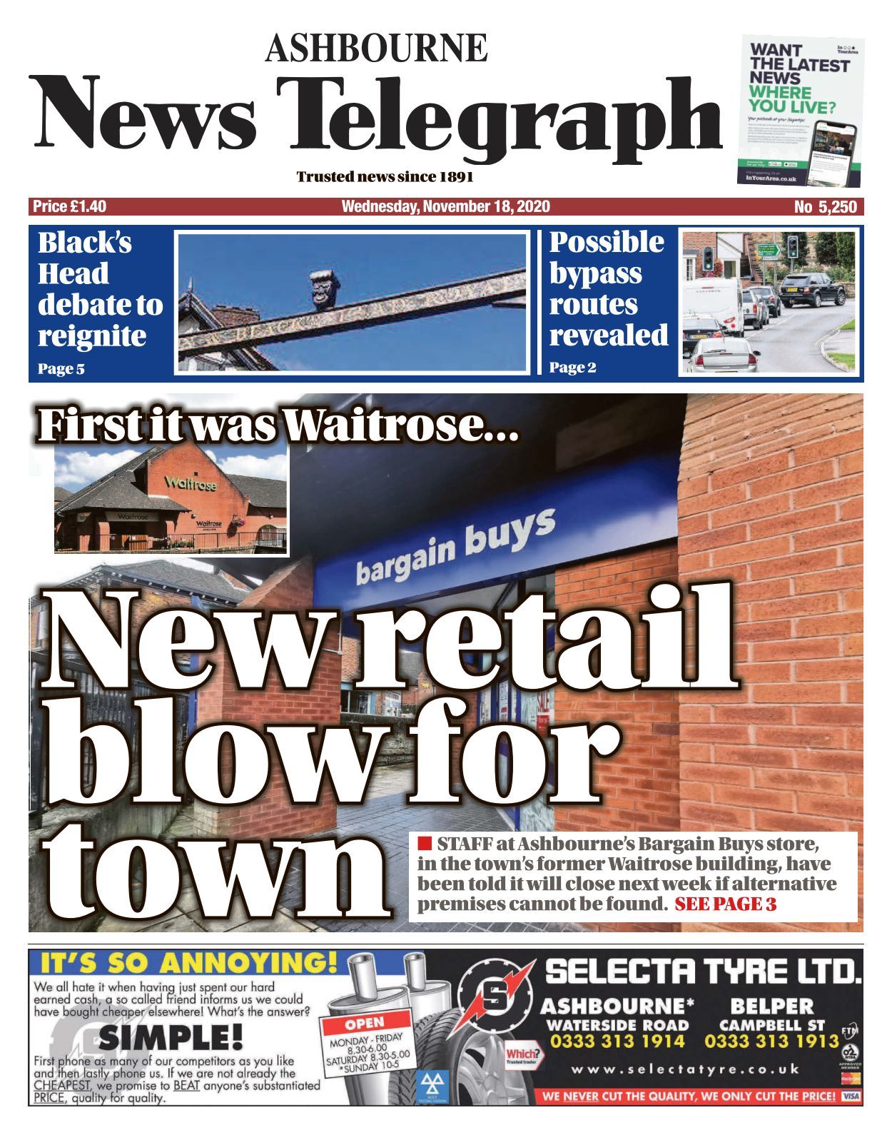 Ashbourne News Telegraph - 2020-11-18