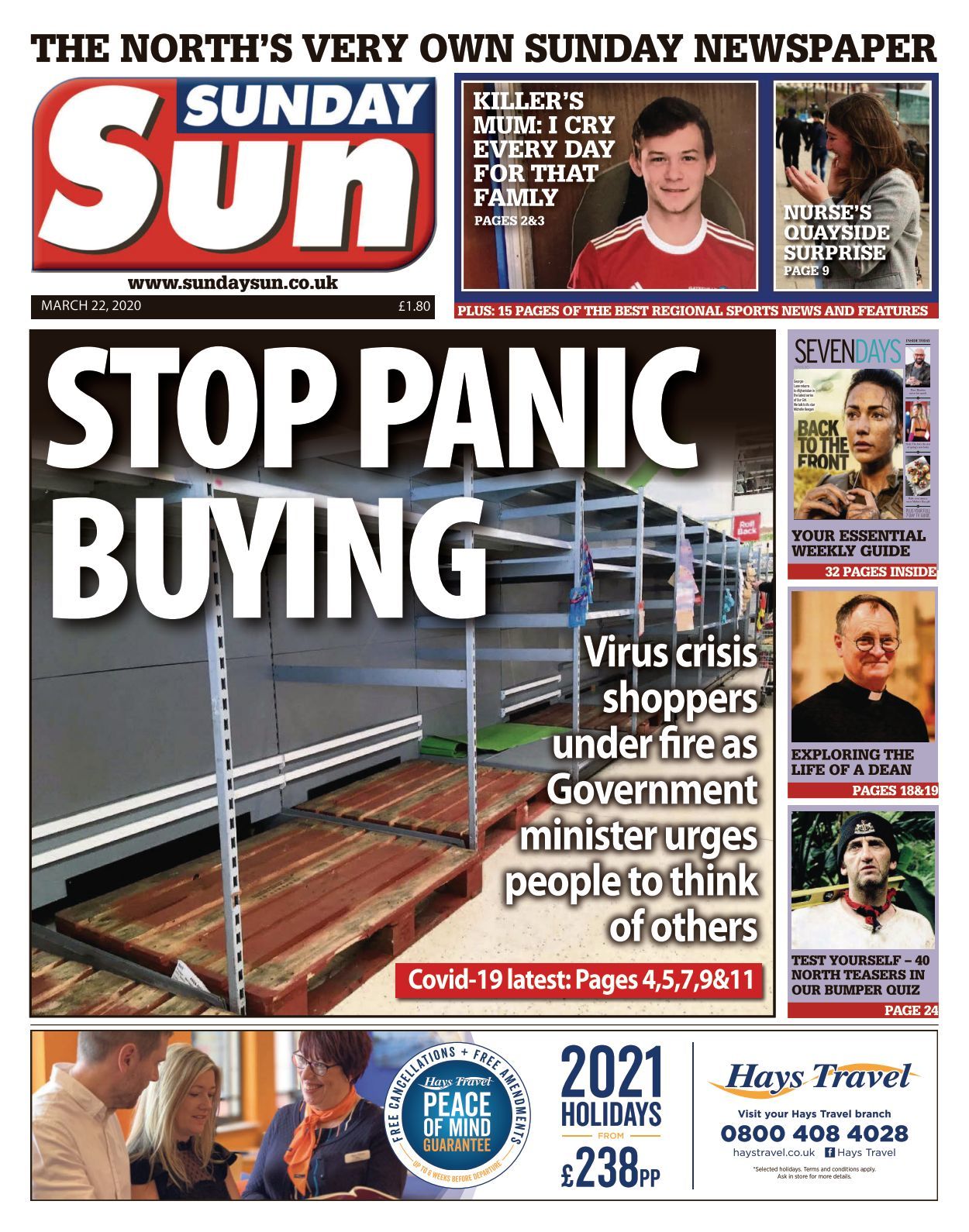 Sunday Sun - 2020-03-22