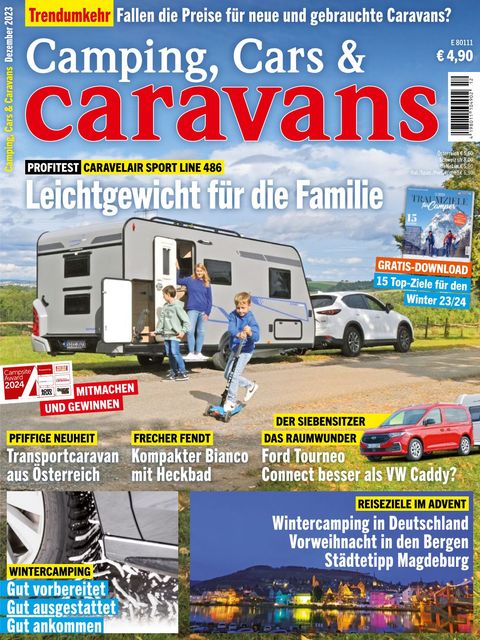 Camping, Cars & Caravans - Ausgabe 12/2023