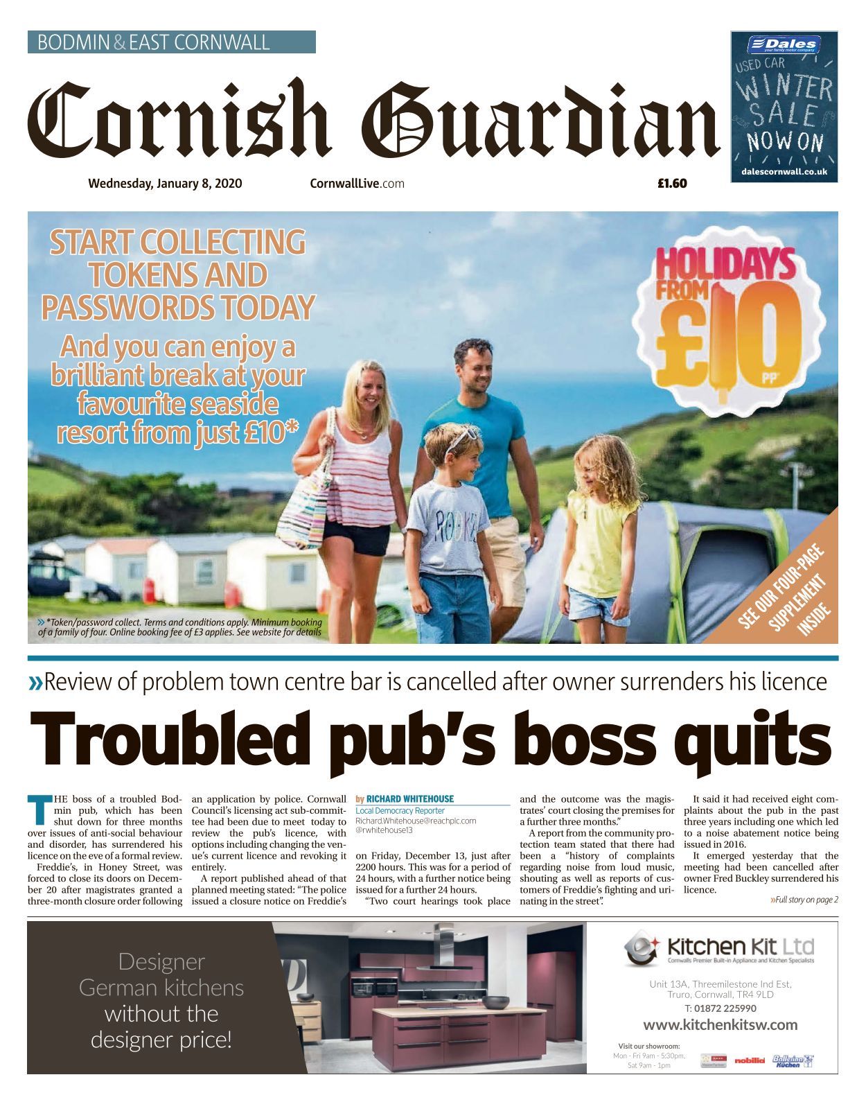 Cornish Guardian Bodmin - 2020-01-08