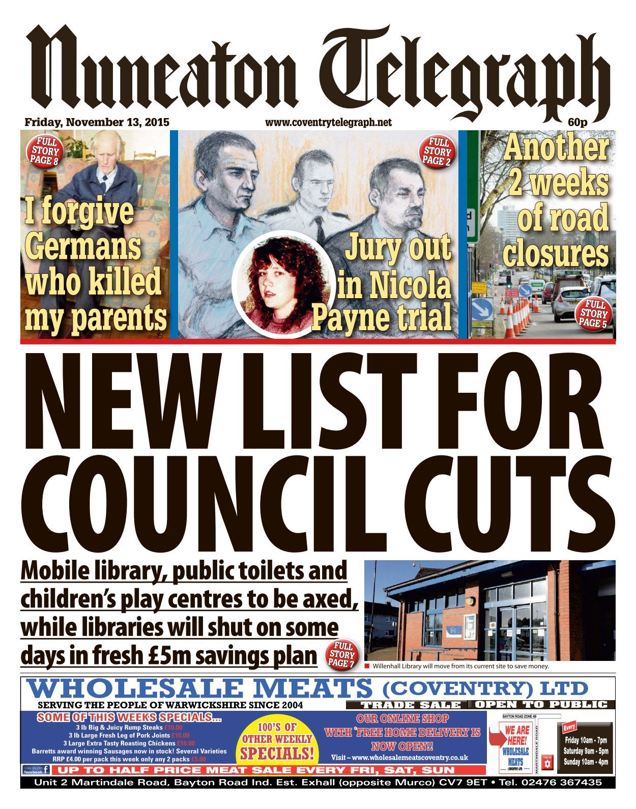 Nuneaton Telegraph - 2015-11-13