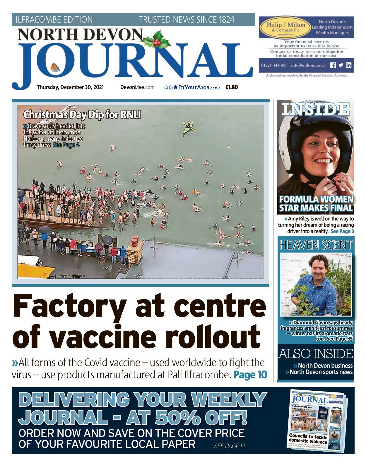North Devon Journal Ilfracombe - 2021-12-30