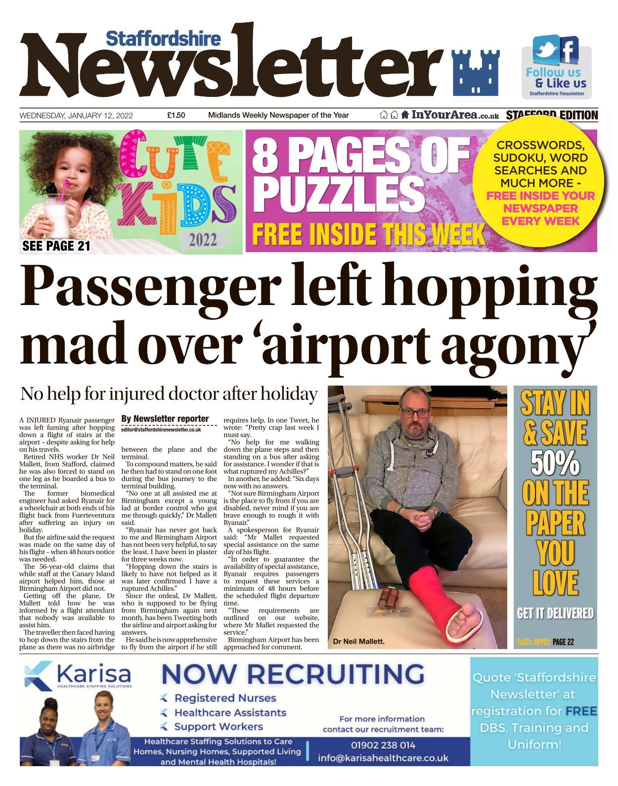 Staffordshire Newsletter - 2022-01-12
