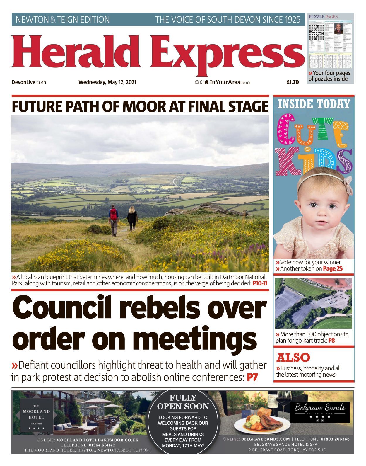 Herald Express Newton Abbot - 2021-05-12