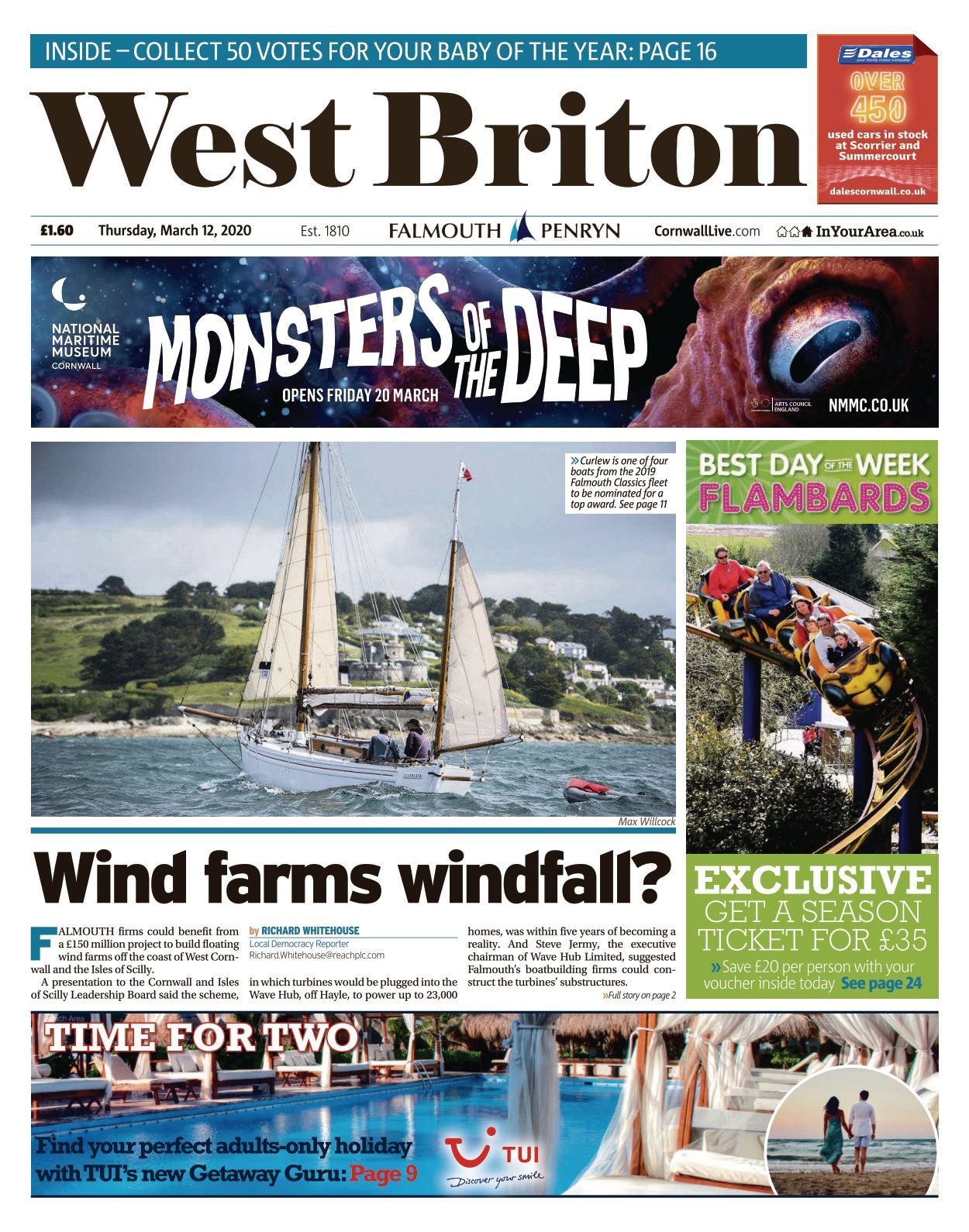 West Briton Falmouth - 2020-03-12