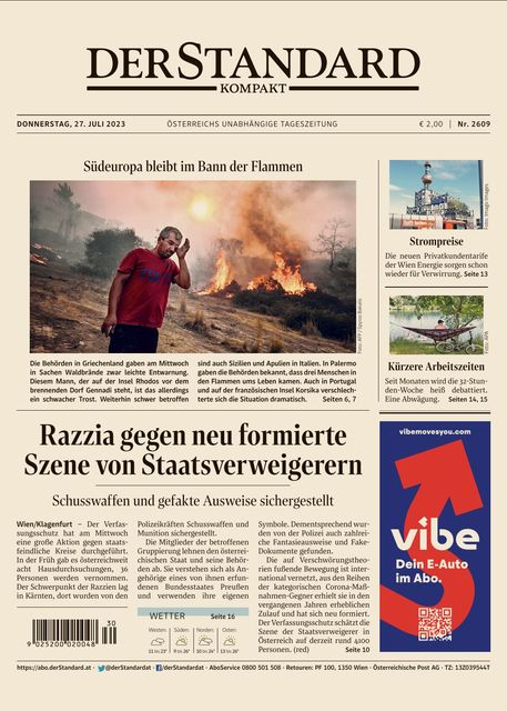 DER STANDARD Kompakt - 2023-07-27