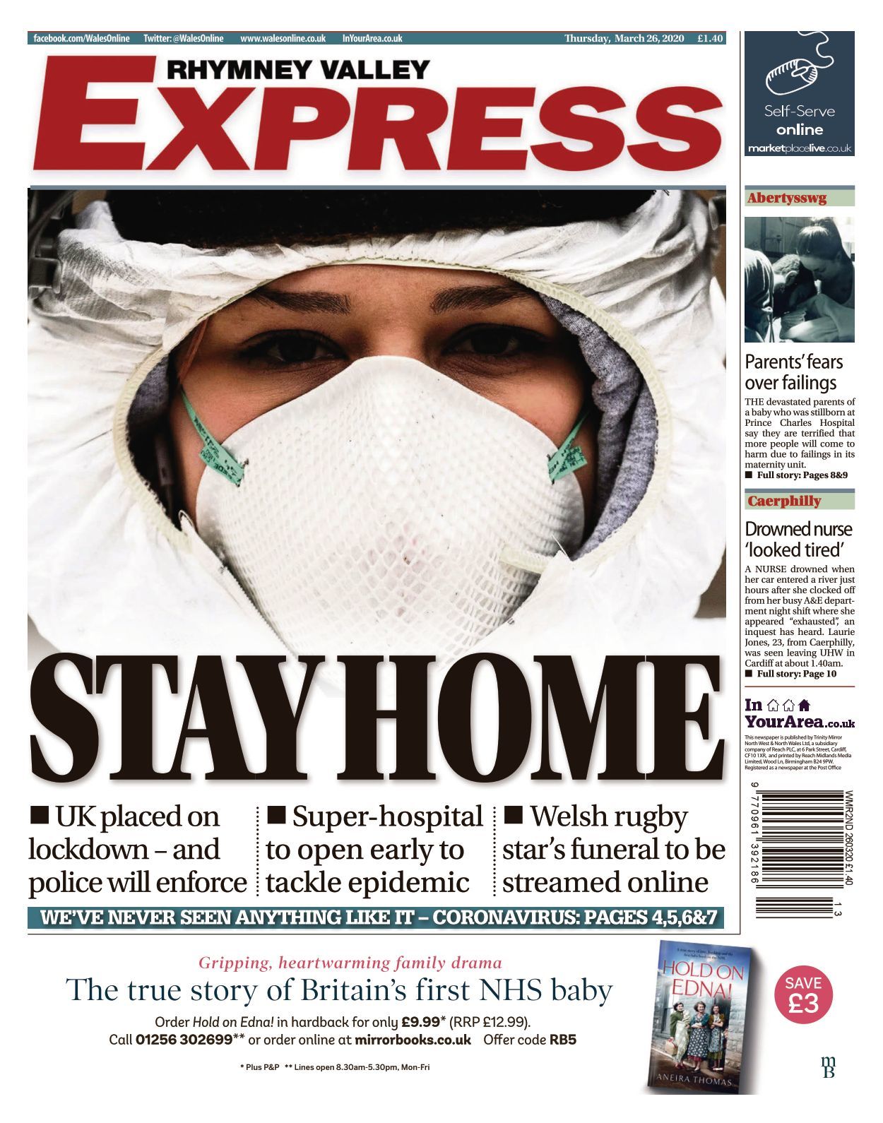 Rhymney Valley Express - 2020-03-26