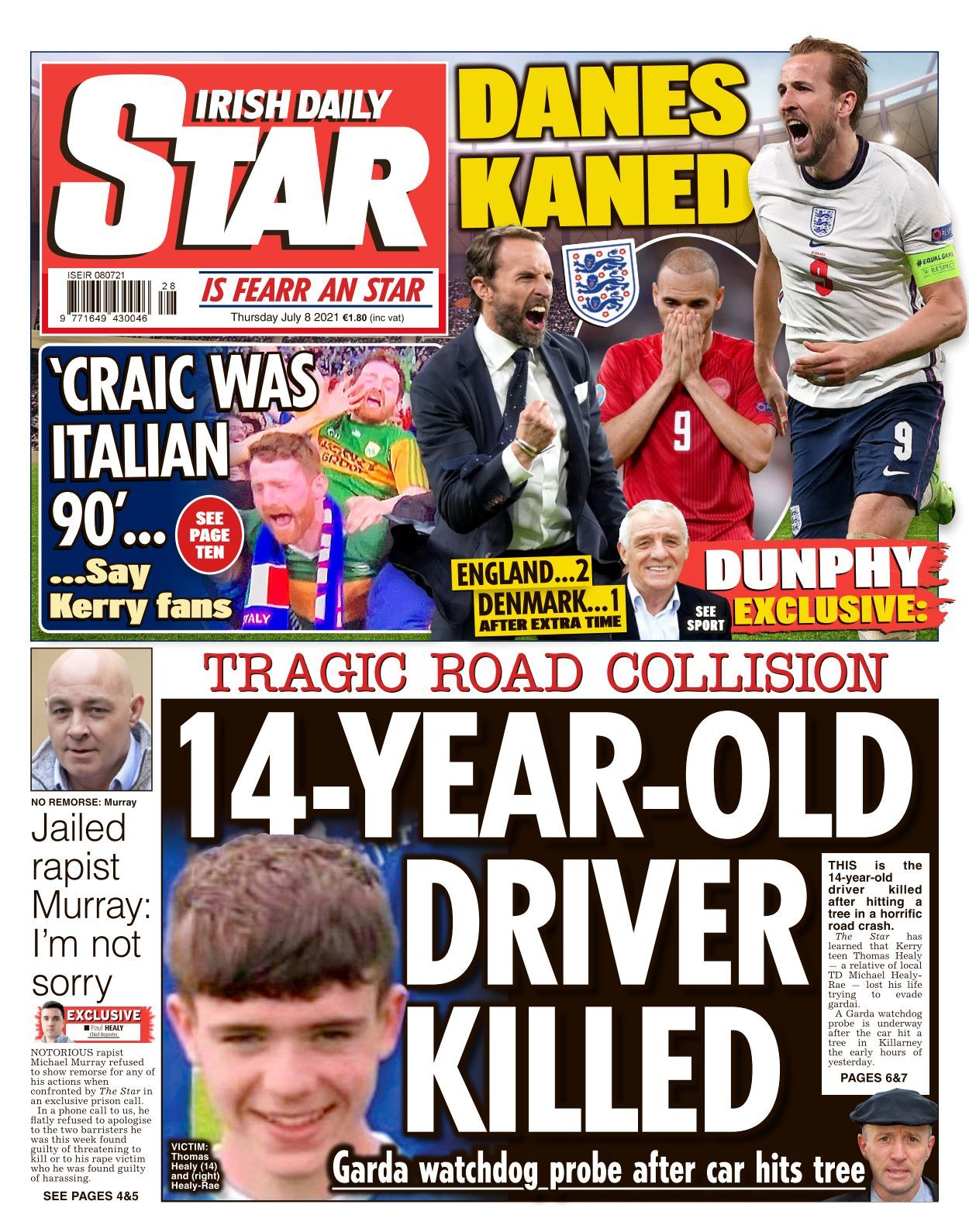 Irish Daily Star - 2021-07-08