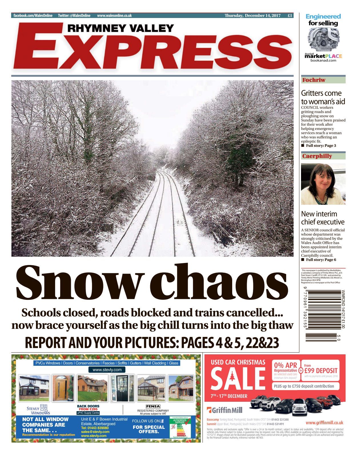 Rhymney Valley Express - 2017-12-14
