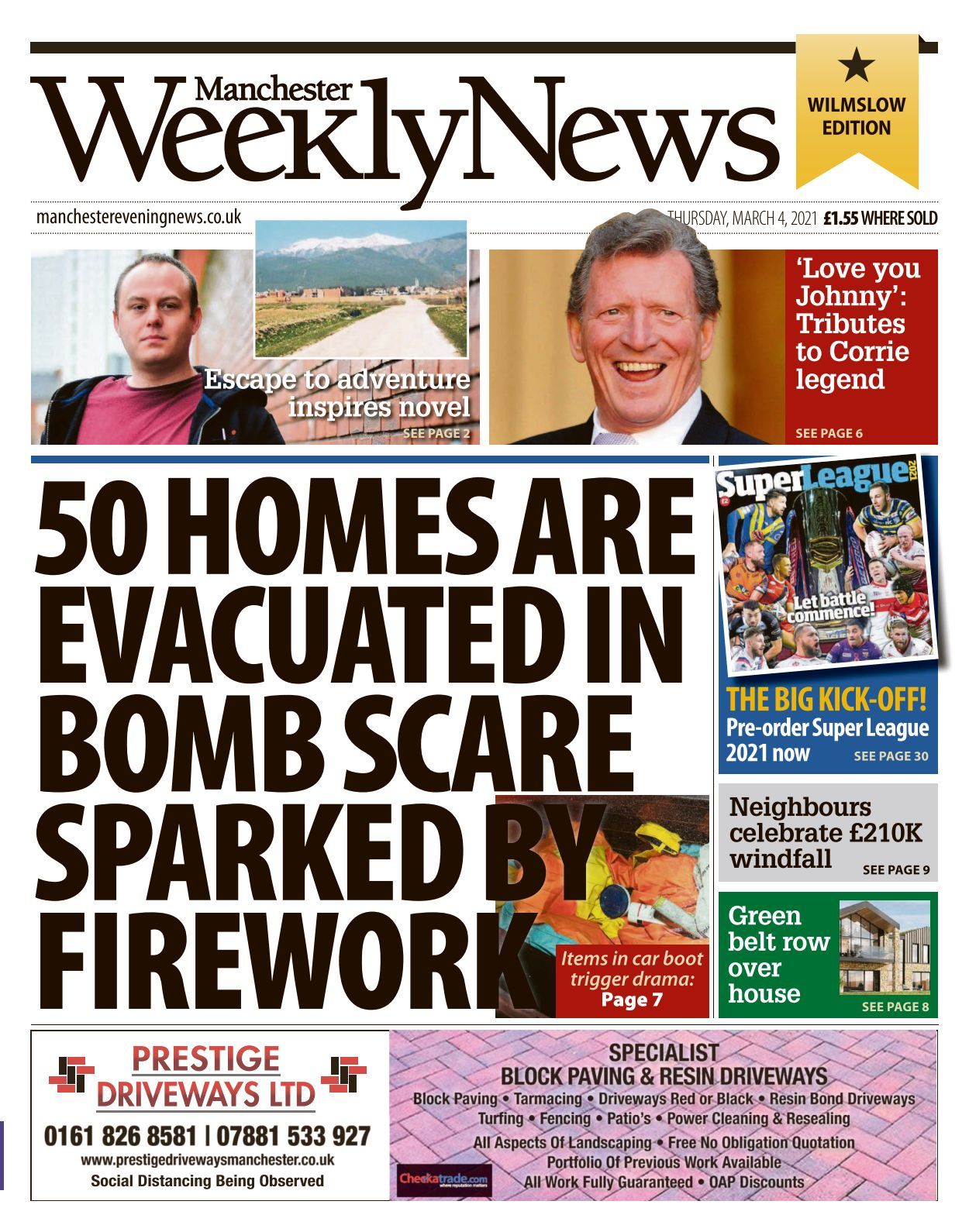 Manchester Weekly News Wilmslow - 2021-03-04