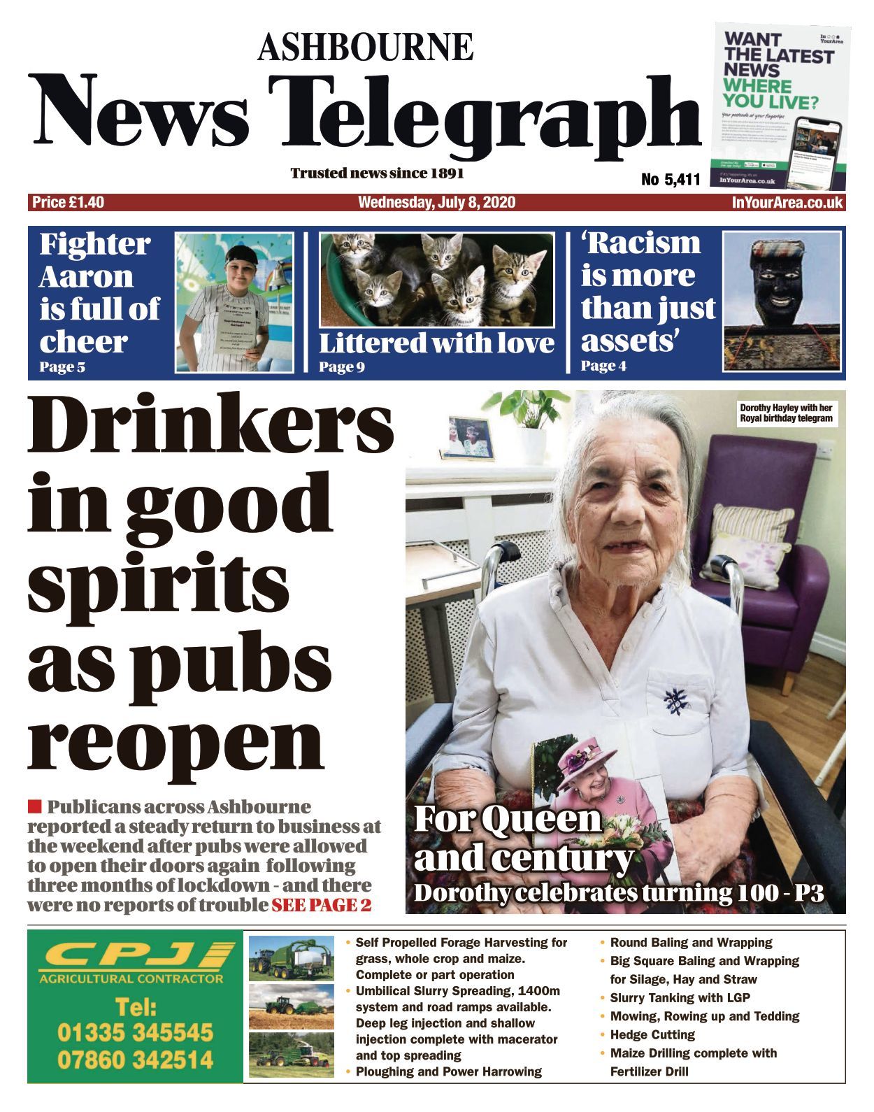 Ashbourne News Telegraph - 2020-07-08
