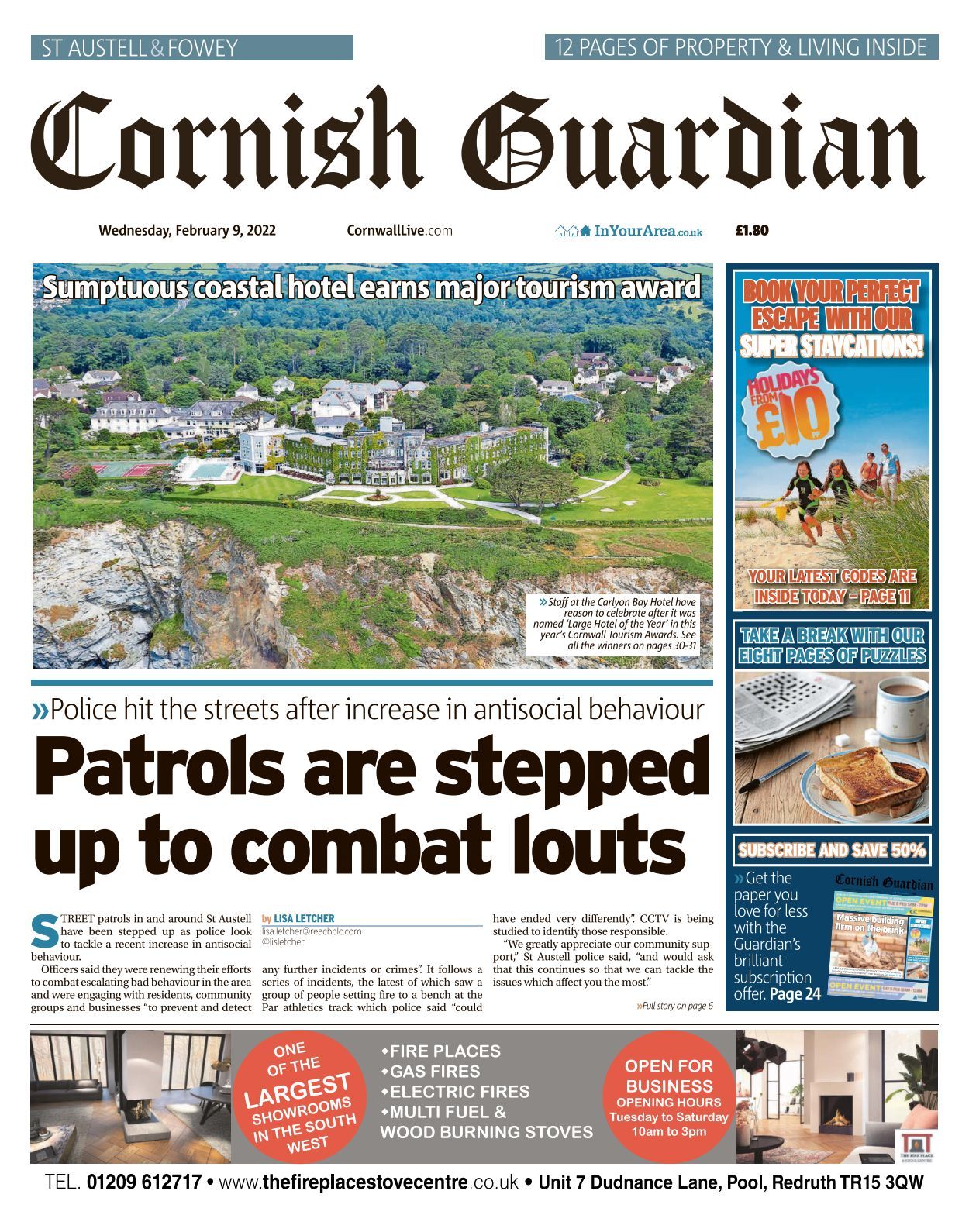 Cornish Guardian St Austell - 2022-02-09